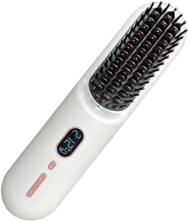 Amazon.com : Rechargeable Hot Comb Cordless Hair Brush Straightener ...