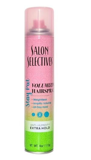 Amazon.com : Salon Selectives Volumizing Stay Put Anti Humidity Extra ...