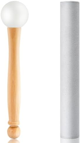 Amazon.com: 2 Pieces Singing Bowl Mallet Set， Suede Striker Solid and ...
