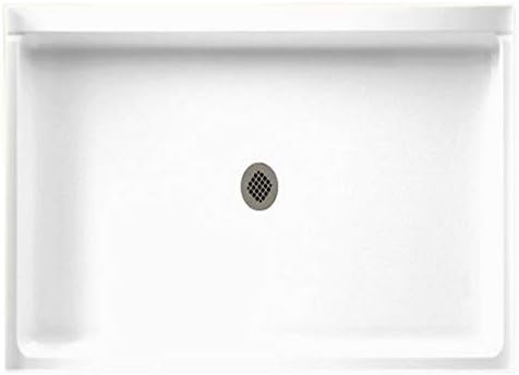 Swanstone R-3260-010 Veritek Center Drain Shower Base, 60-in L X 32-in ...