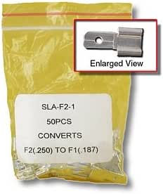 Amazon.com: TERMINAL ADAPTER, F2 TO F1 (50 PER)-Adapter : Automotive