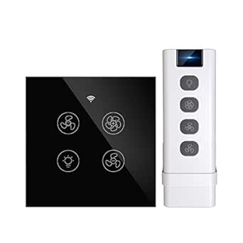 Smart Switch WiFi RF Smart Ceiling Fan Light 2/3 Way Control Smart RF ...