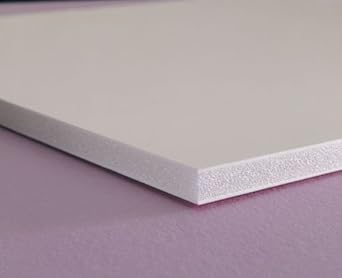 Celtec Expanded PVC Sheet, Satin Smooth Finish, 19mm Thick, 12" Length ...