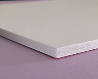 Celtec Expanded PVC Sheet, Satin Smooth Finish, 6mm Thick, 24" Length x ...