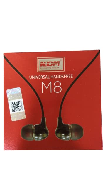 KDM M8 Wired in Ear Earphone with Mic Pack of (2) : Amazon.in: Electronics