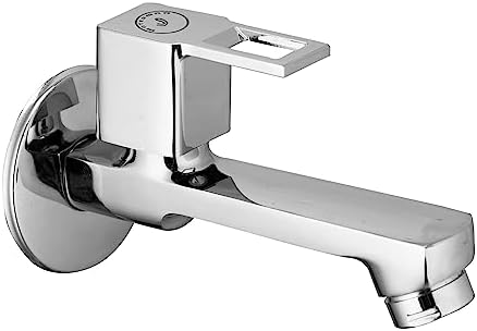 Waterman Cube Bib Cock Long Body Brass Faucet with Wall Flange Bib Tap ...
