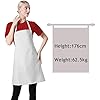 Amazon.com: TSD STORY 12 Pcs Bib Bulk White Aprons for Women Men Adult ...