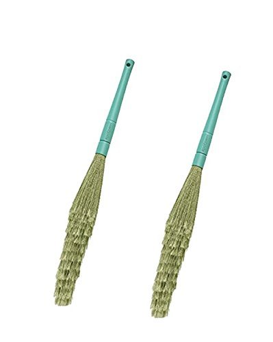 Spotzero From Milton Aqua Green Zero Dust Broom - Set of 2 Pcs : Amazon ...
