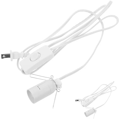 2pcs E12 Wire Cord Replacement E12 Crystal Lamp Cord Replacement Lights ...