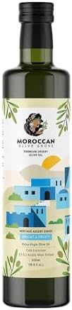 Amazon.com : Moroccan Olive Grove Premium Organic Cold Pressed Moroccan ...