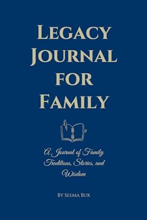 Legacy Journal for Family: A Heartfelt Gift for Seniors to Share Their ...