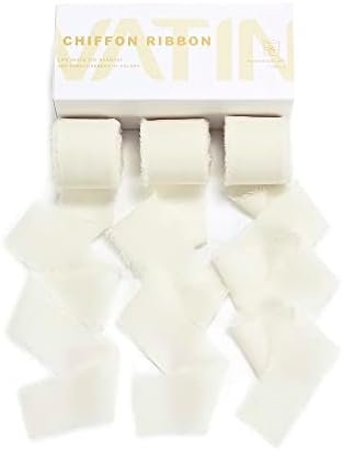 Amazon.com: SIMPLE AND THINGS Fringe Chiffon Ribbon, 1.5" X 18 Yards ...