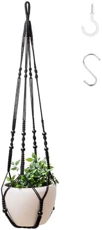 Amazon.com : EBOOT 2 Pack 48 Inches Large Macrame Plant Hanger Rope to ...