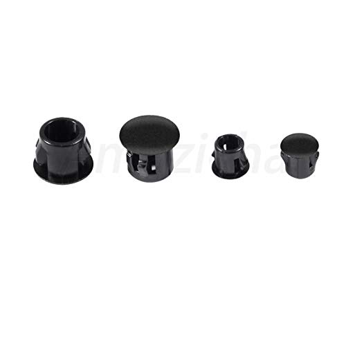Snapklik.com : Black Fairing Mirror Hole Plugs Compatible For Harley ...