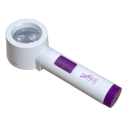 Amazon.com: 7X LED Illuminated Hand Held Stand Magnifier - 1.9 Inch ...