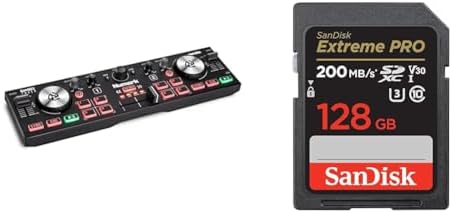 Numark DJ2GO2 Touch – Compact 2 Deck USB DJ Controller with Mixer ...