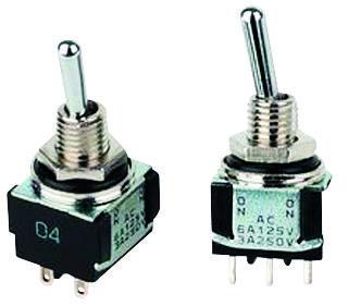 MTE206N - Toggle Switch, On-On, DPDT, Non Illuminated, MTE Series, 6 A ...
