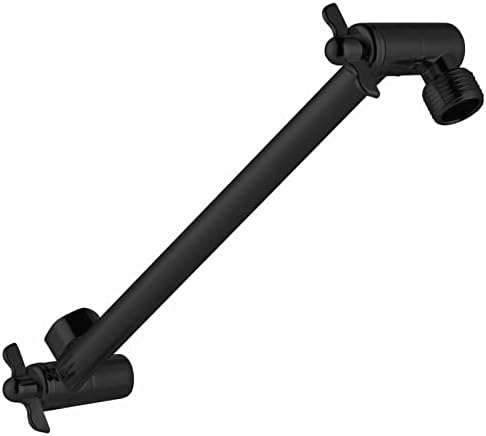 Nuodan Shower Head Extension Arm - 11" Solid Brass Shower Arm with ...