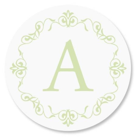 Amazon.com: Personalized Ornate Initial Envelope Seals - Set of 144 ...
