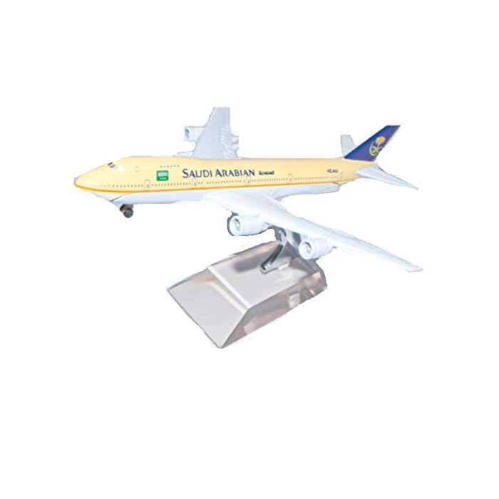 Buy Saudi Arabian Airlines Boeing 747 Airplane Diecast Model Toy Online ...