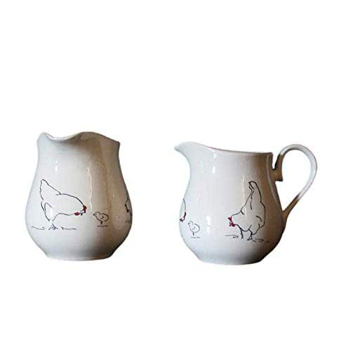 Small ceramic Chicken Jug from Cluck Cluck in cream 9.5cm 250 ml ...