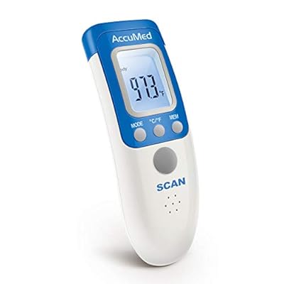 AccuMed AT2102 Non-Contact, Instant-Read Handheld Infrared Medical Thermometer - 7-in-1 ...