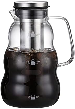 Primula Burke Deluxe Glass Carafe Cold Brew Iced Coffee Maker with ...