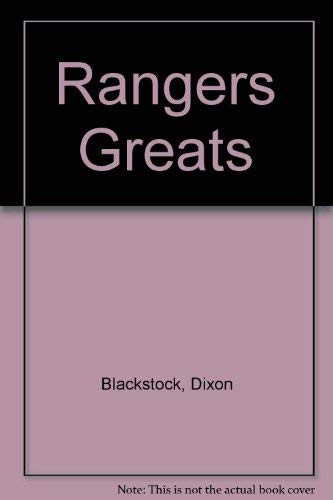 Rangers' Greats : Blackstock, Dixon, Andy Cameron: Amazon.in: Books