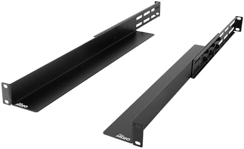 Amazon.com: JINGCHENGMEI 1U 19inch Server Rack Rails -15-24 inch ...
