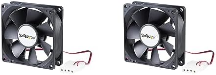 Amazon.com: StarTech.com 80x25mm Dual Ball Bearing Computer Case Fan w ...