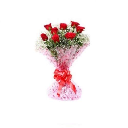 Floral Fantasy Flower Gift/Fresh Flowers Bouquet/Red Roses Boukey ...
