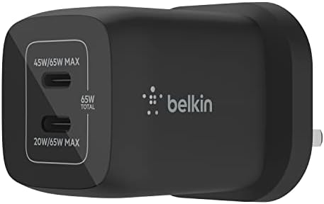 Belkin 140W 4-Port GaN Wall Charger, Multi-Port Travel Plug w/ USB-C ...