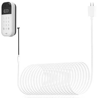 Amazon.com: iTODOS 20ft/6m Power Cable and Adapter for myQ Smart Garage ...