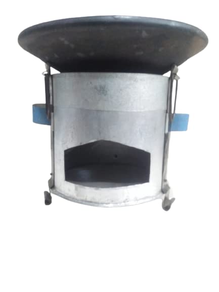 Buy LKC Traditional Iron Sigdi Heavy Duty Angeethi with Iron Handles ...