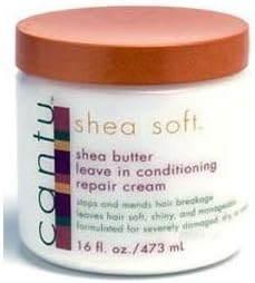 Amazon.com: Cantu Shea Butter Leave-In Conditioning Repair Cream, 16 ...