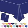 POPOYU 2pcs NavyBlue Party Tablecloth,Large Navy Blue Table Cloth ...