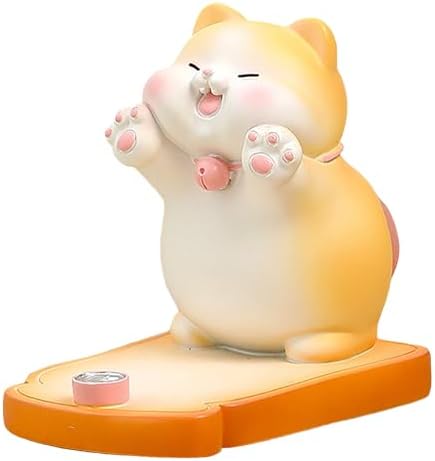 Amazon.com: Novelty 6Pcs Cute Sucker Cat Phone Holder - Kawaii Cat ...