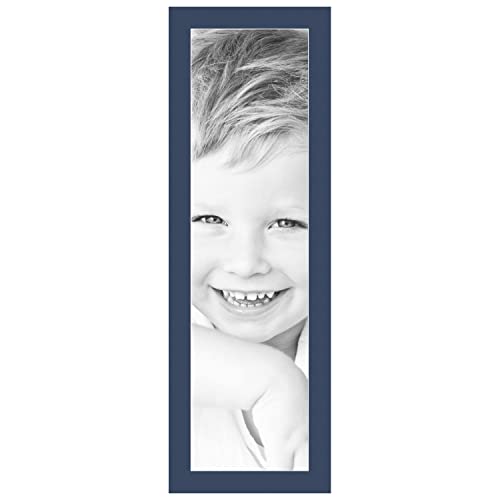 Snapklik.com : 9x34 Deep Blue / Midnight Blue Custom Mat For Picture Frame
