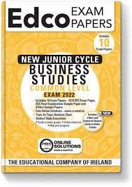 Business Studies, New Junior Cycle Common Level Exam 2022 - Edco Exam ...