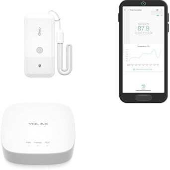 Amazon.com: YoLink Smart Wireless Thermometer, Wide Temp Range for Freezer, Fridge, Green House ...