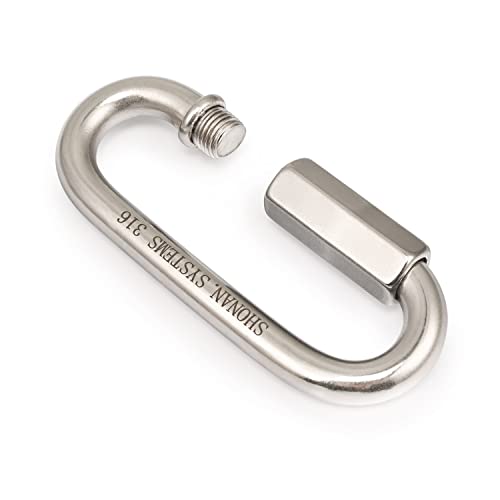 Snapklik.com : SHONAN 4.25 Chain Quick Link, Heavy Duty Marine Grade ...