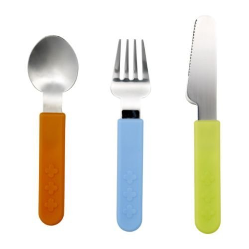 IKEA SMASKA - 3-piece cutlery set : Amazon.in: Home & Kitchen