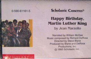 Amazon.com: Happy Birthday Martin Luther King Book and Cassette ...