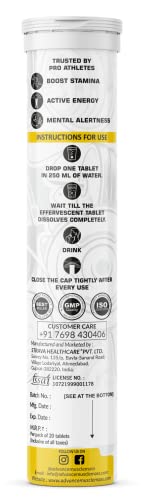 Advance MuscleMass Perform Multivitamin and Multimineral Effervescent ...