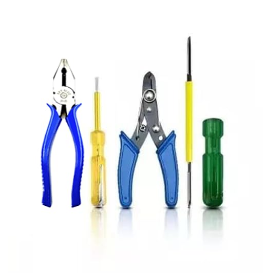 Waico 8 Inch Grip Combination Plier With Screwdriver, Wire Cutter and ...