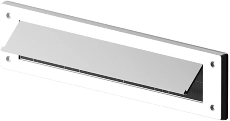 Letter Box Cover with Brush & Flap for Internal OR External Use - White ...