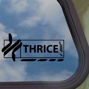 Amazon.com: Thrice Black Decal Rock Band Car Truck Bumper Window ...