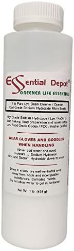 Amazon.com: Essential Depot Pure Lye Drain Cleaner/Opener, 2 lbs. Food ...