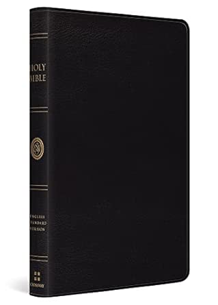 ESV Thinline Bible, Red Letter (Bonded Leather, Black): Holy Bible ...