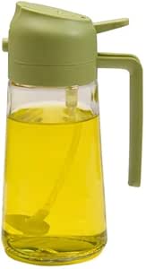 Amazon.com: KwalityDEALZ Spritz Oil - 2 in 1 Glass Oil Sprayer & Dispenser (Green, 450ml), KD ...